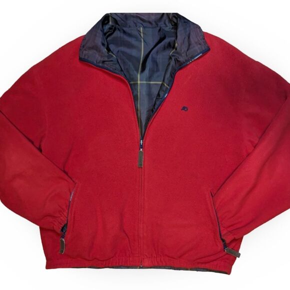 Pendleton | Jackets & Coats | Pendleton Mens Fleece Jacket Red Full Zip ...